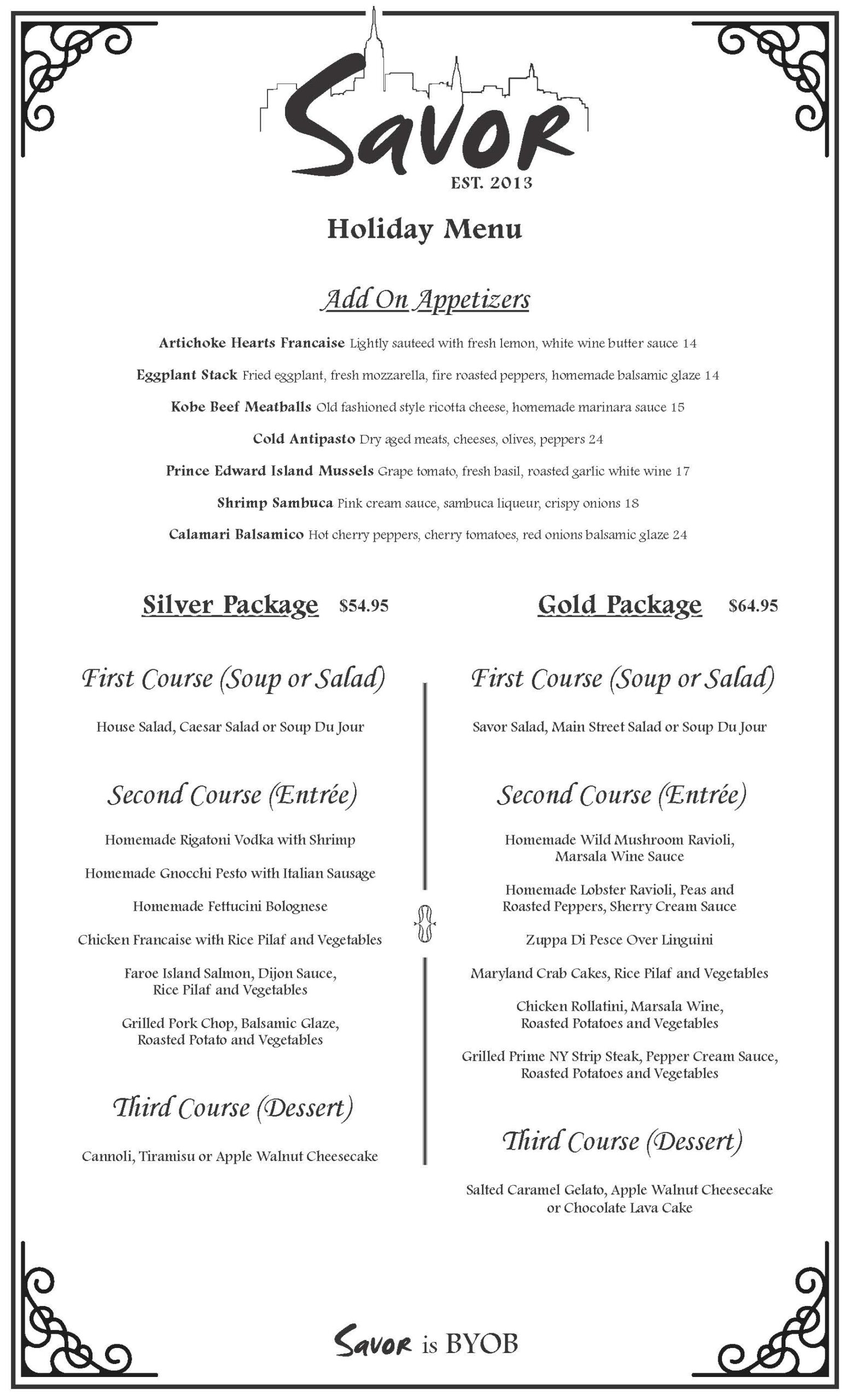 Savor Restaurant | Real Food, Made Fresh | Full Menu & Specials